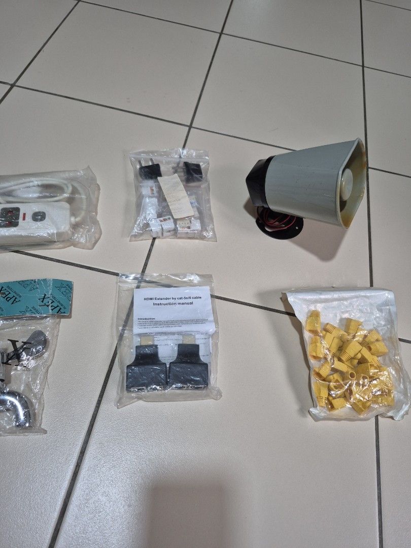 Assorted Electrical and Plumbing Hardware, Furniture & Home Living ...