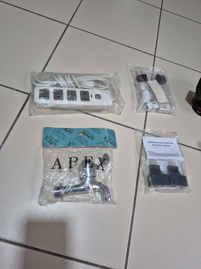 Assorted Electrical and Plumbing Hardware, Furniture & Home Living ...