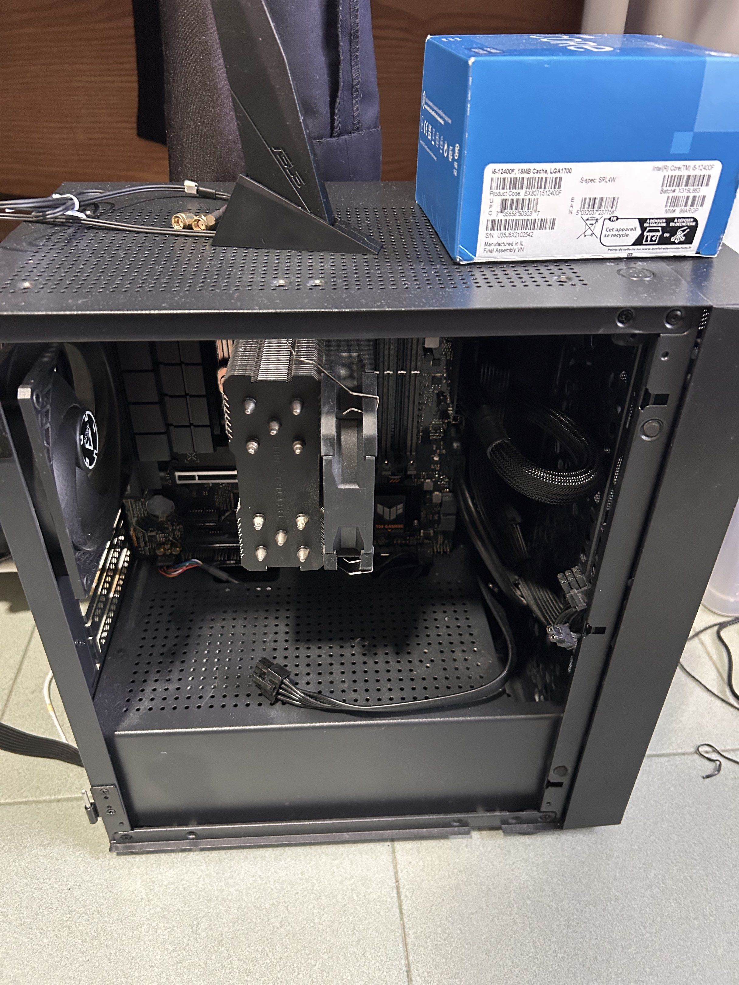 ASUS TUF B760m wifi Motherboard, Intel CPU 12400F, Computers & Tech ...