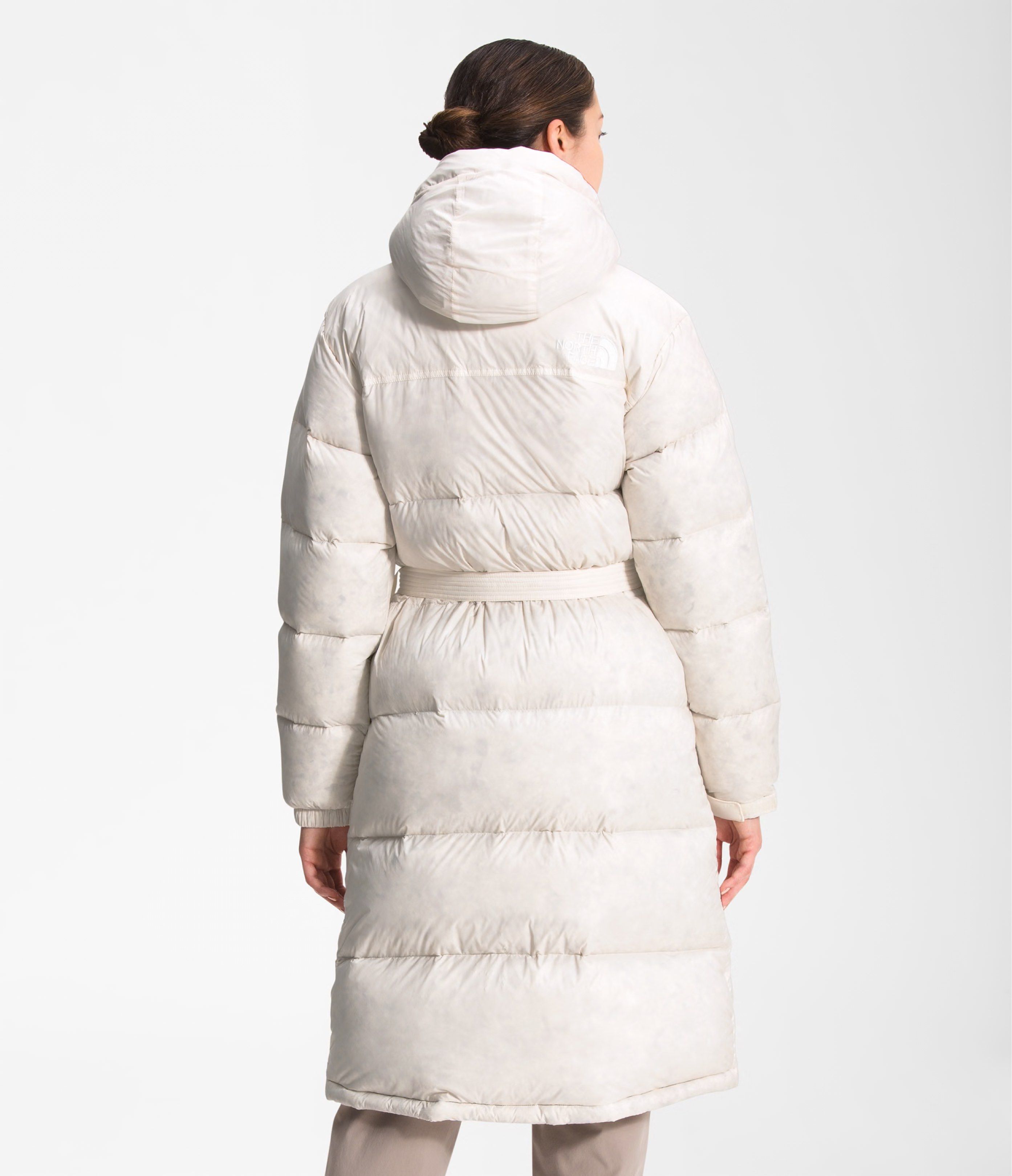 Authentic The North Face Nuptse Belted 700 Down Long Jacket Rare Colour ...