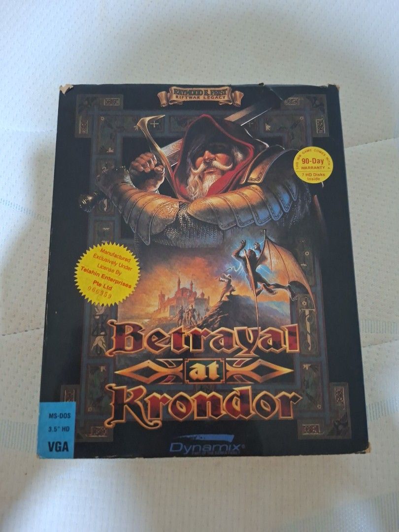 Betrayal at Krondor PC Game, Video Gaming, Video Games, Others on Carousell