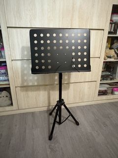 Adjustable Black Music Stand, Hobbies & Toys, Music & Media, Music ...