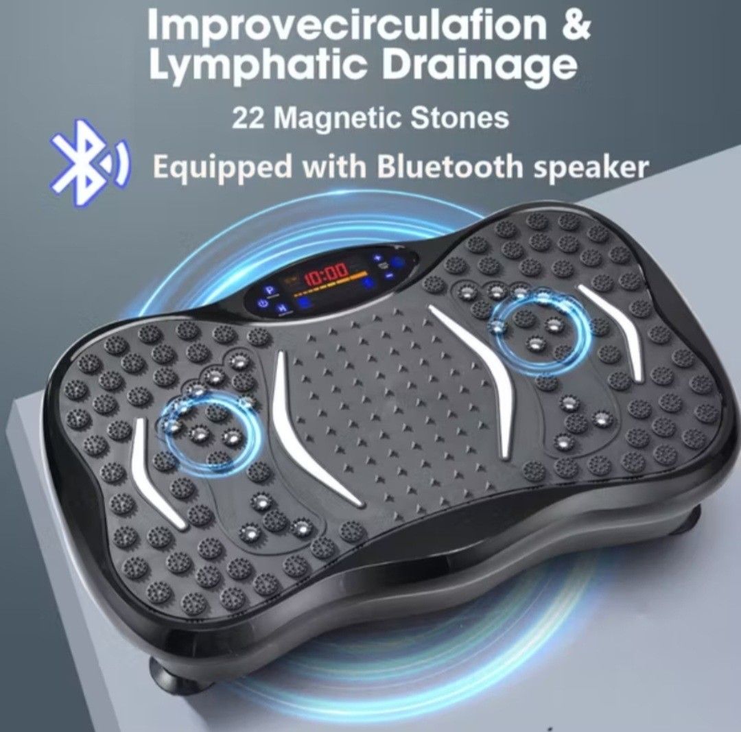 Bluetooth Vibration Plate with 120 Speed Levels, Sports Equipment ...