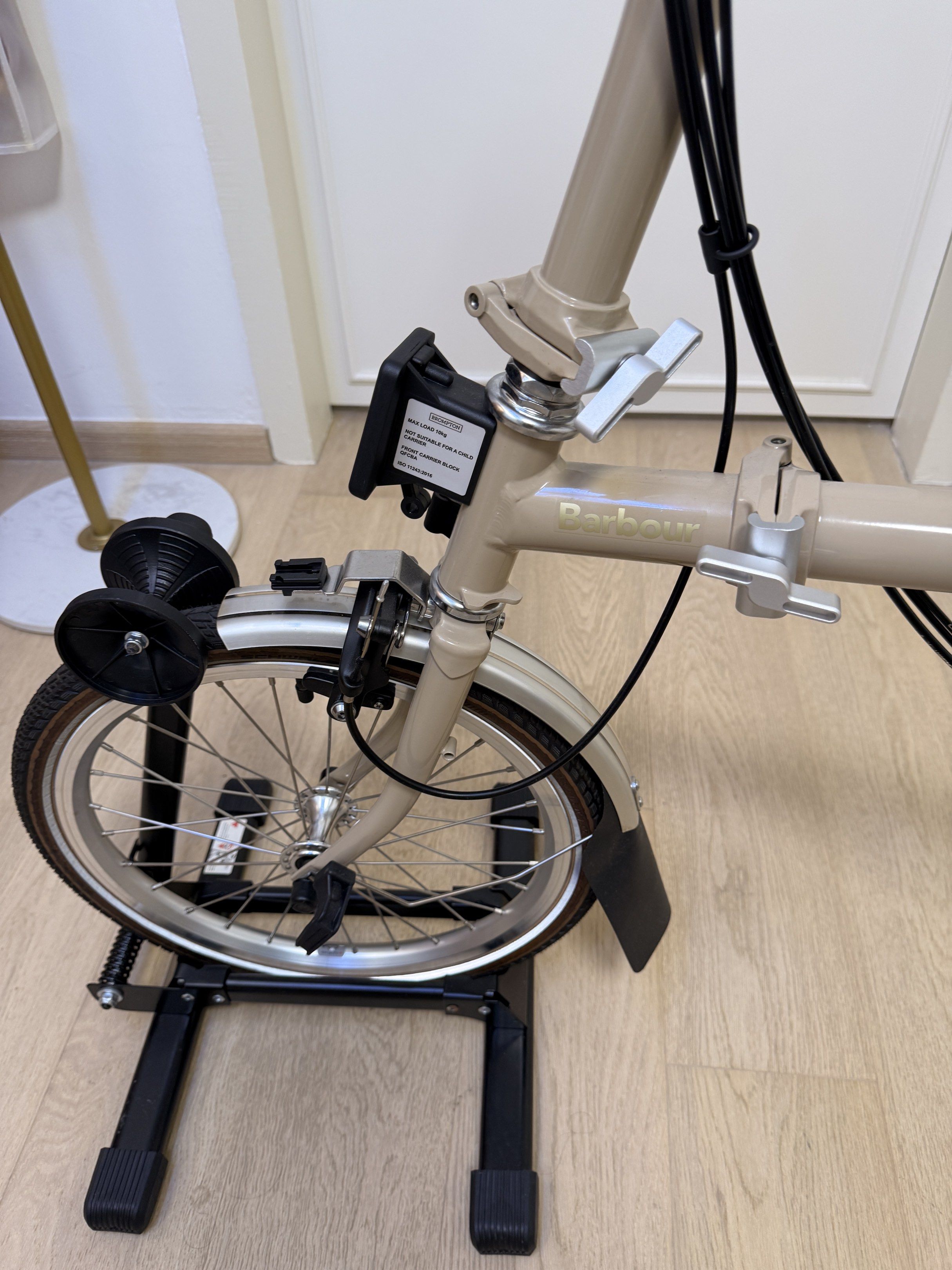 Brompton x Barbour limited edition Folding Bike, Sports Equipment ...