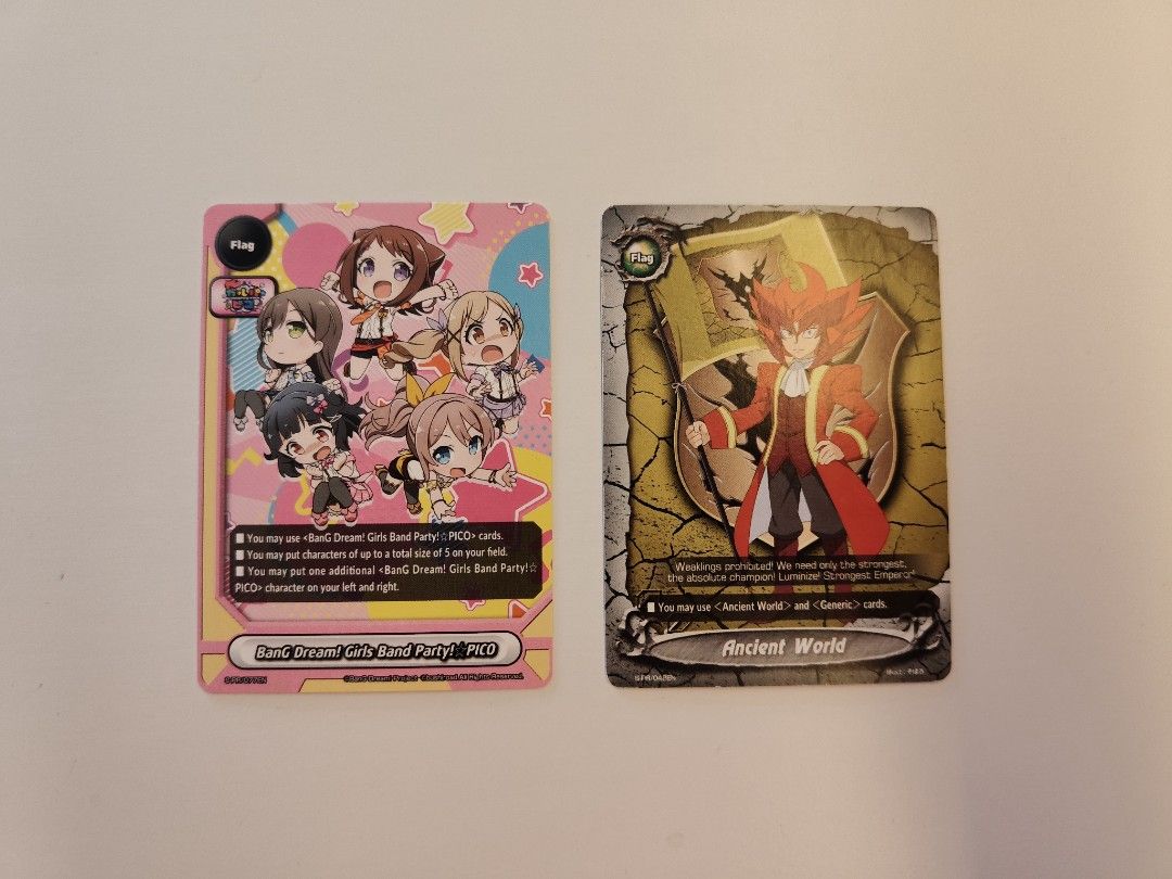 Buddyfight Trading Cards - Ancient World & BDG Flag, Hobbies & Toys ...