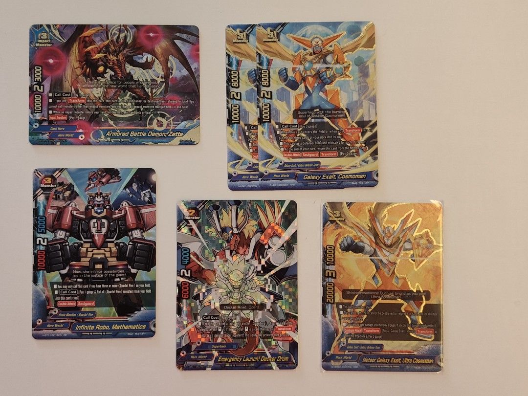 Buddyfight Trading Cards - Hero World cards, Hobbies & Toys, Toys ...