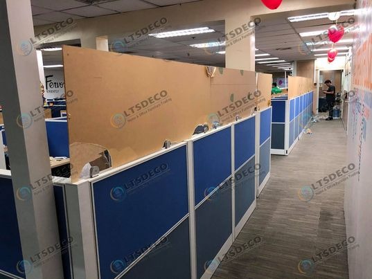 CALL CENTER WORKSTATION CUBICLES OFFICE PARTITION, Furniture & Home ...
