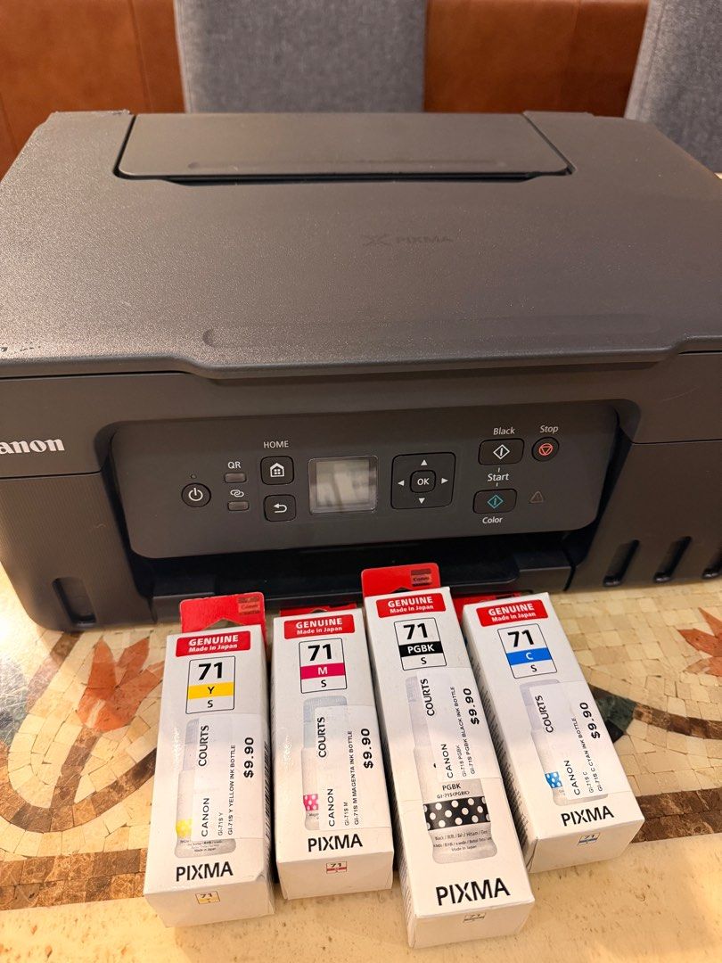 Canon PIXMA G3770 Multifunction Printer with Ink, Computers & Tech ...