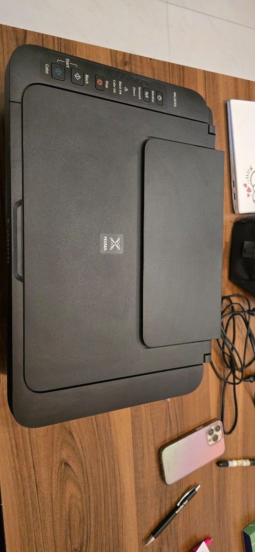 Canon PIXMA MG3070S Wireless All-in-One Printer Scanner, Computers ...