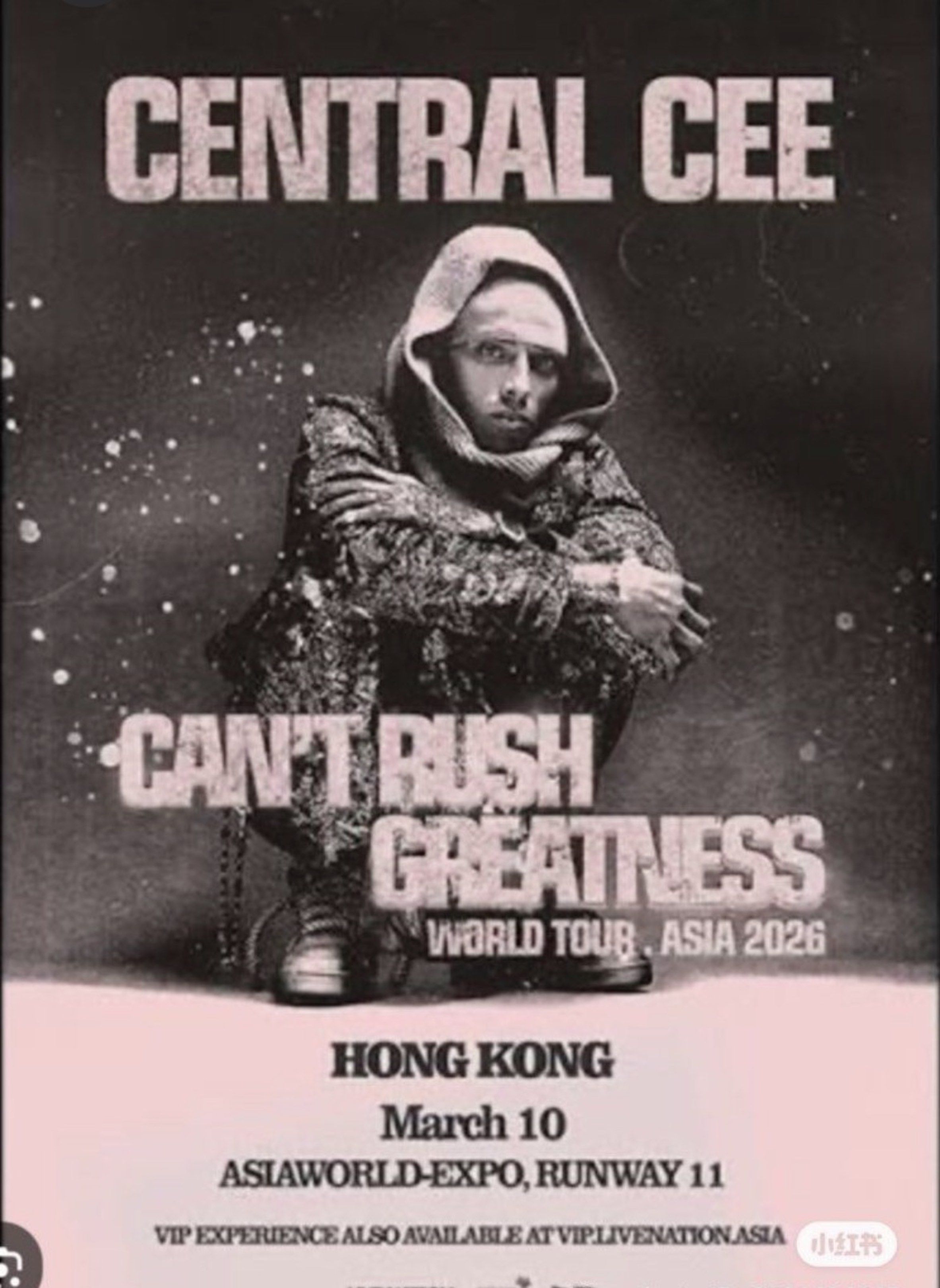 Central Cee World Tour Hong Kong, 門票＆禮券, 活動門票 - Carousell