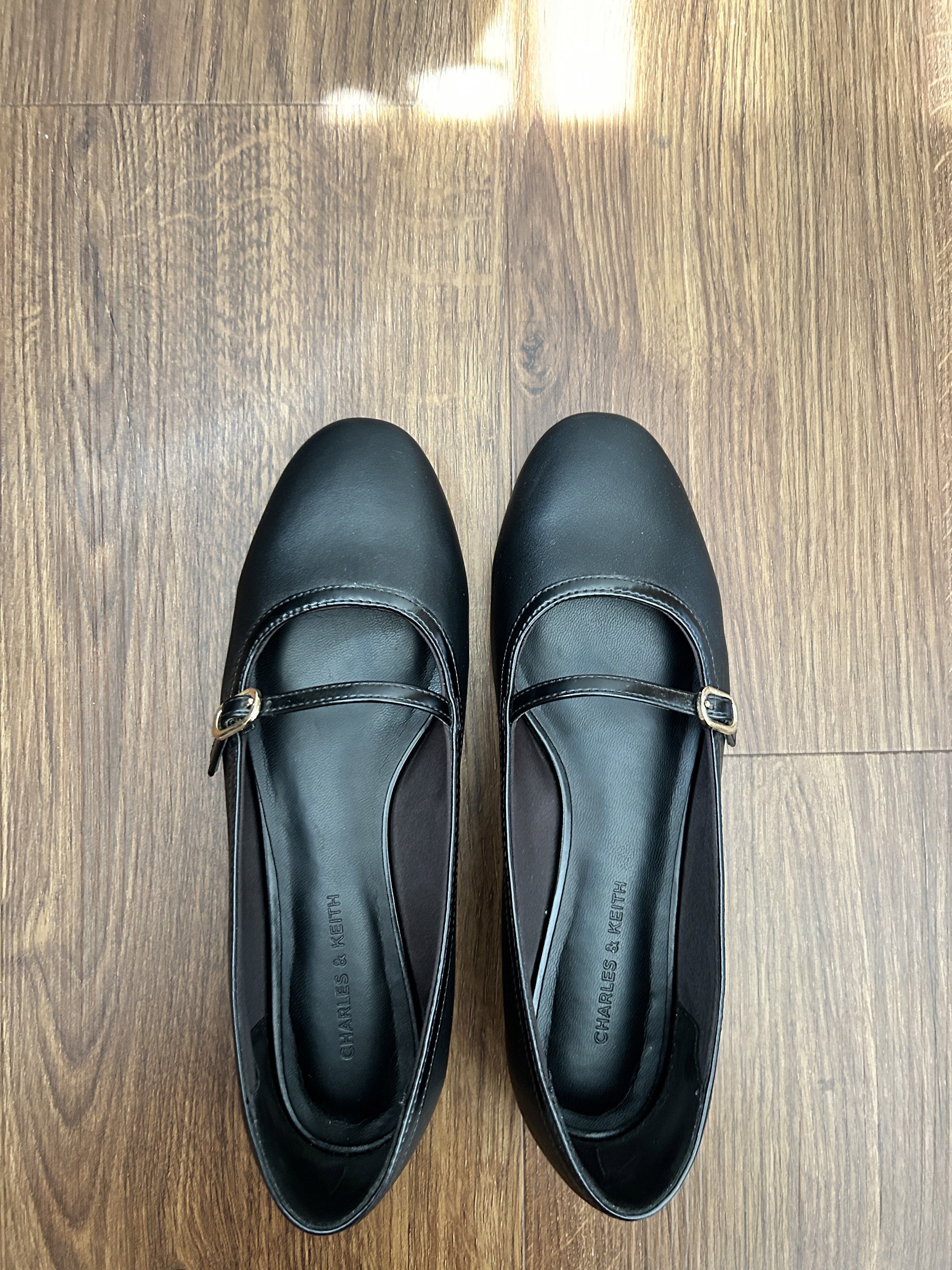 Charles & Keith Mary Jane Flats, Women's Fashion, Footwear, Flats on ...