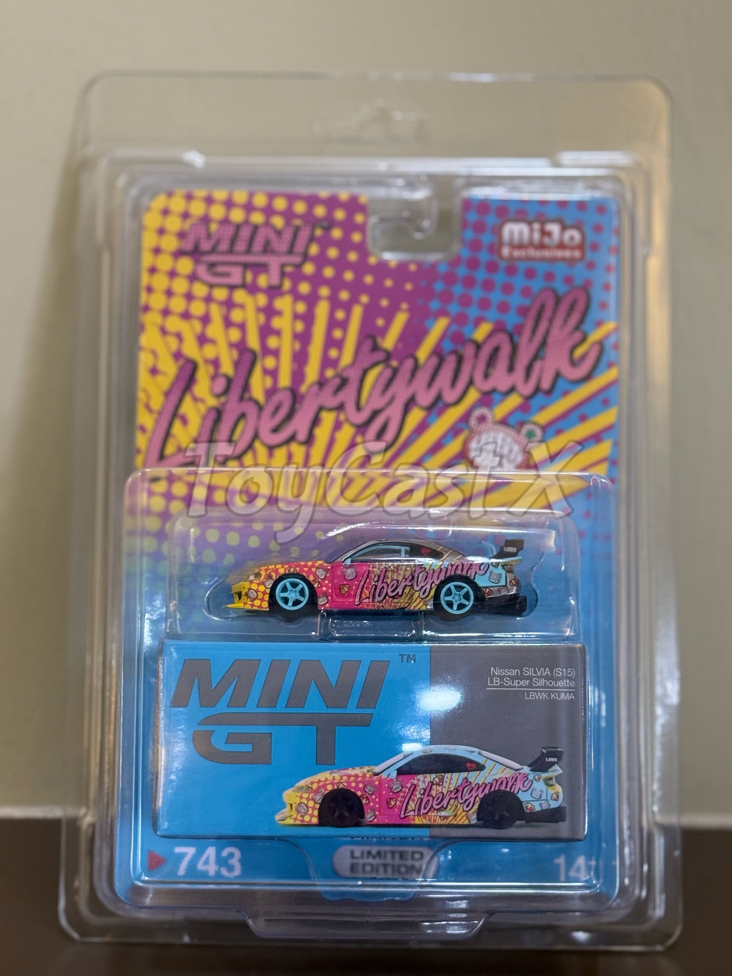 【Chase】MiniGT #743 Nissan Silvia (S15) LB-Super Silhouette LBWK KUMA ...