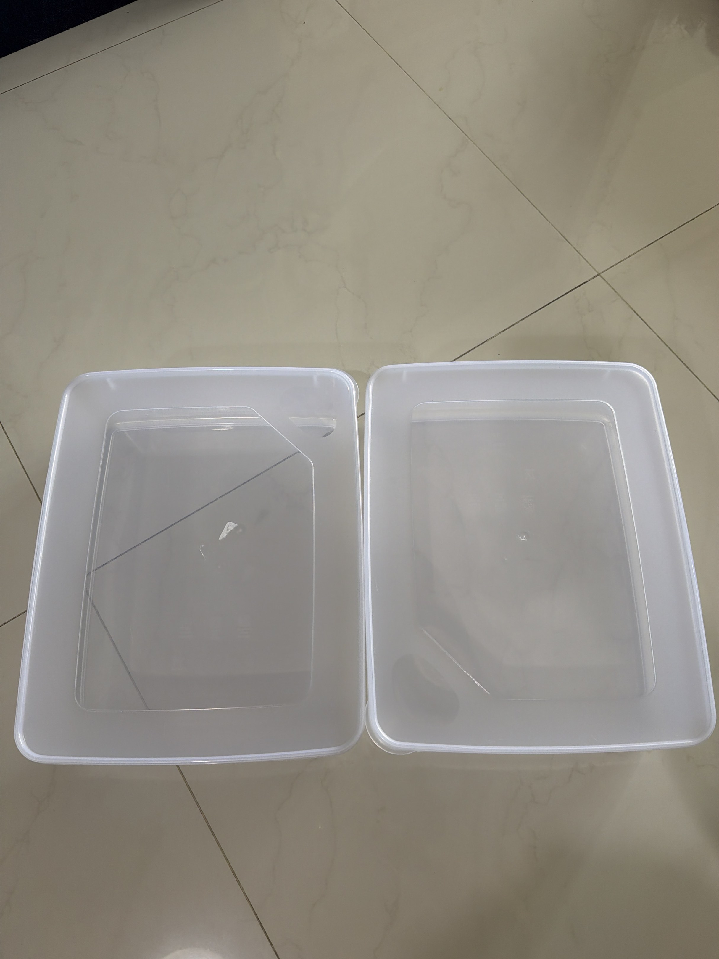 Clear Plastic Food Storage Containers, Furniture & Home Living ...