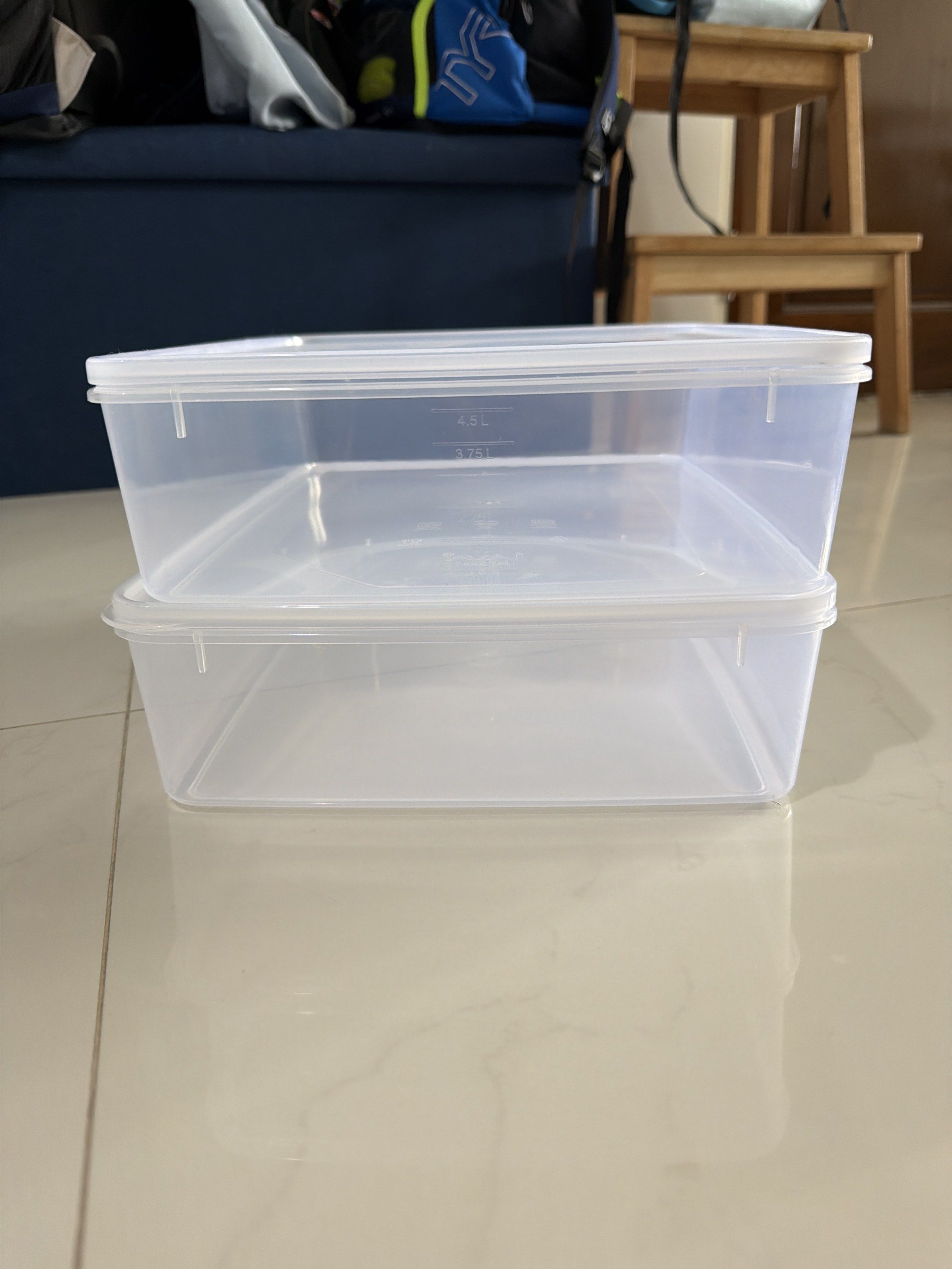 Clear Plastic Food Storage Containers, Furniture & Home Living ...