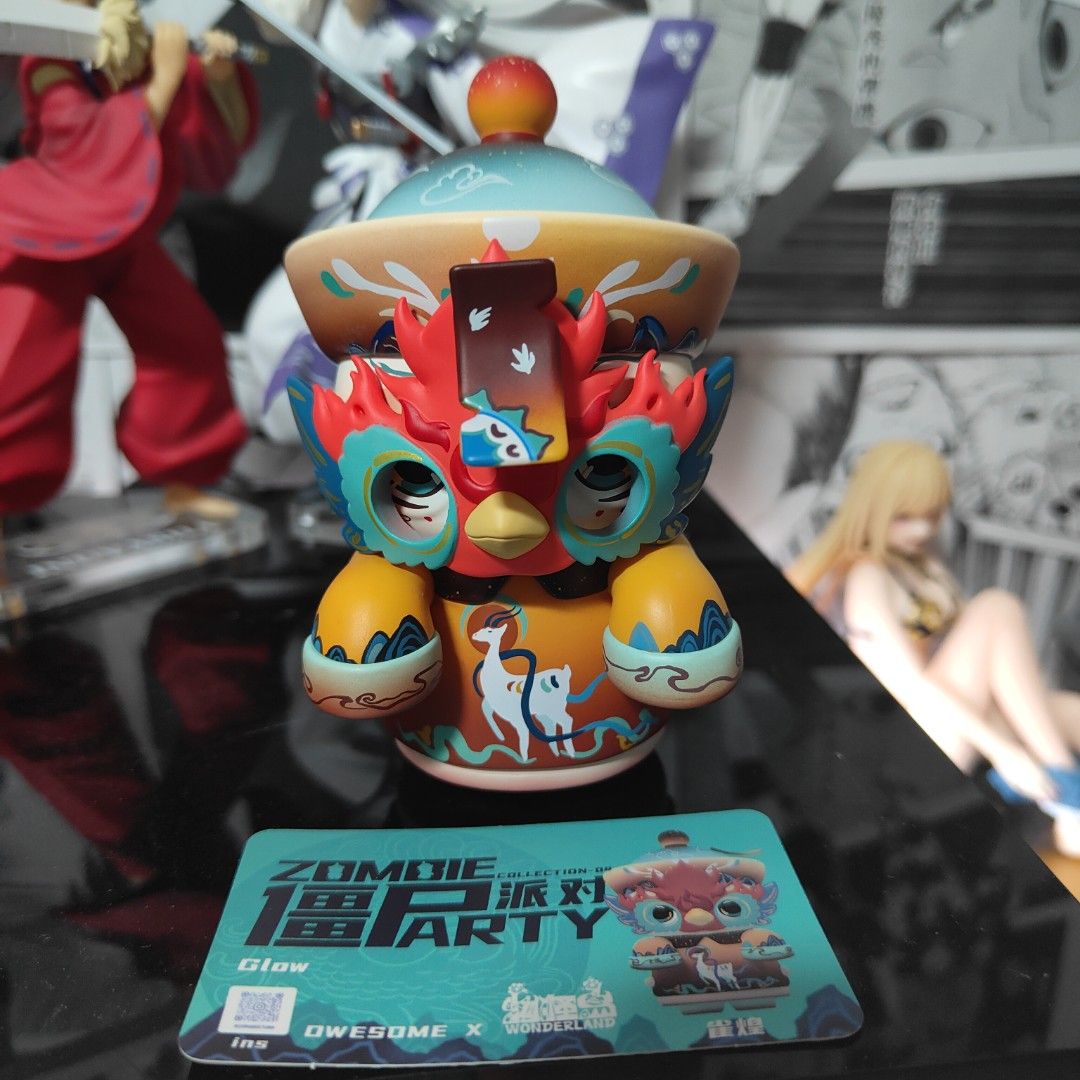 Clearance Zombie Party 4 Glow Blind Box Figure Figurine 僵尸派对 第四代 雀煌 盲盒 ...