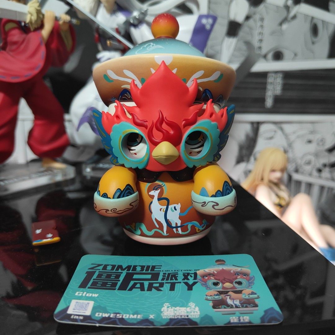 Clearance Zombie Party 4 Glow Blind Box Figure Figurine 僵尸派对 第四代 雀煌 盲盒 ...