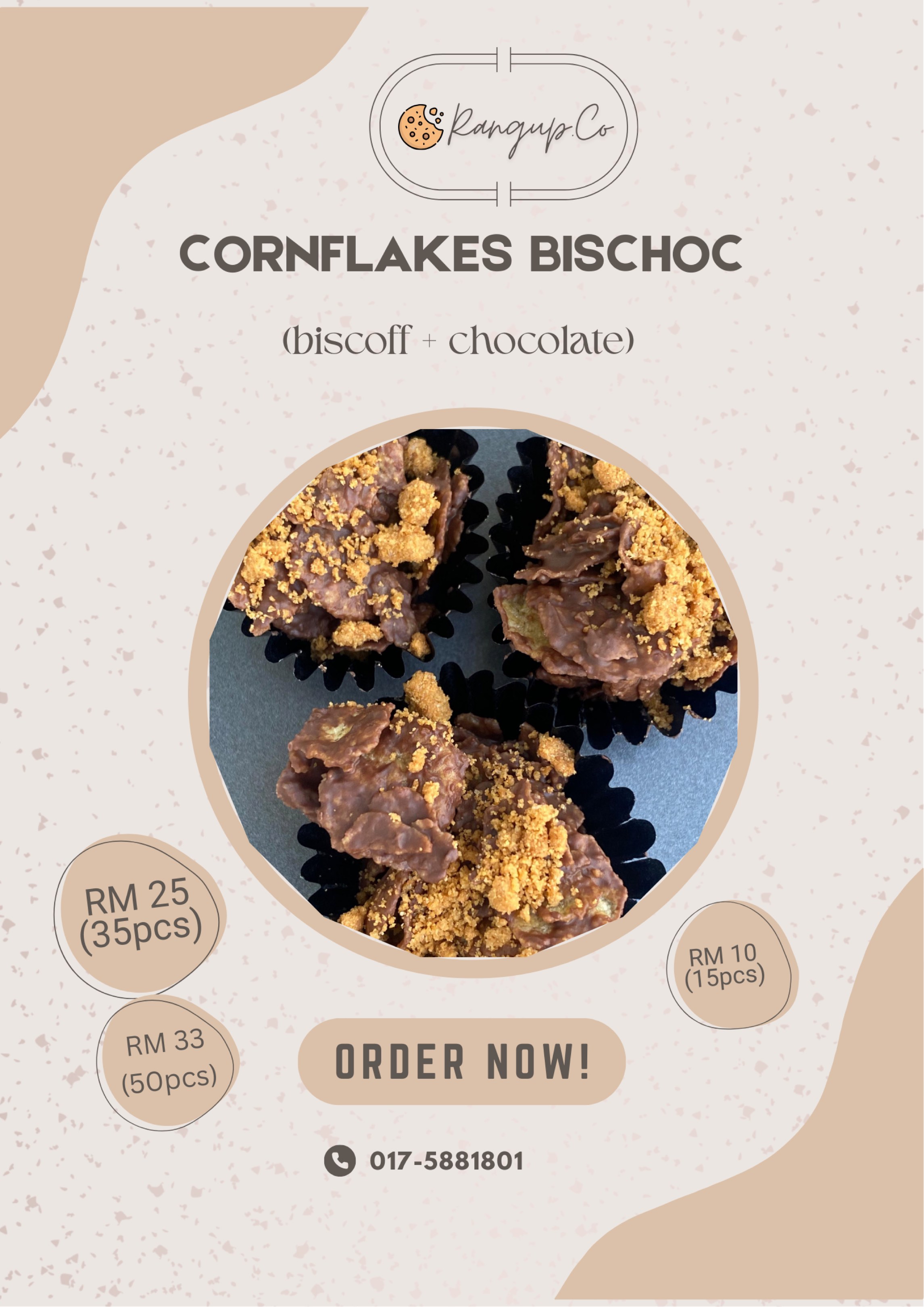 Cornflakes Bischoc (Biscoff + Chocolate), Food & Drinks, Homemade Bakes ...