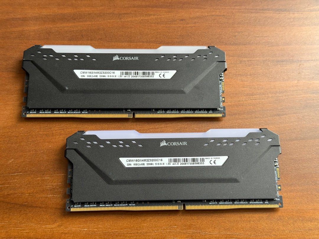 Corsair Vengeance RGB PRO 2x8GB DDR4 Ram Kit, Computers & Tech, Parts ...