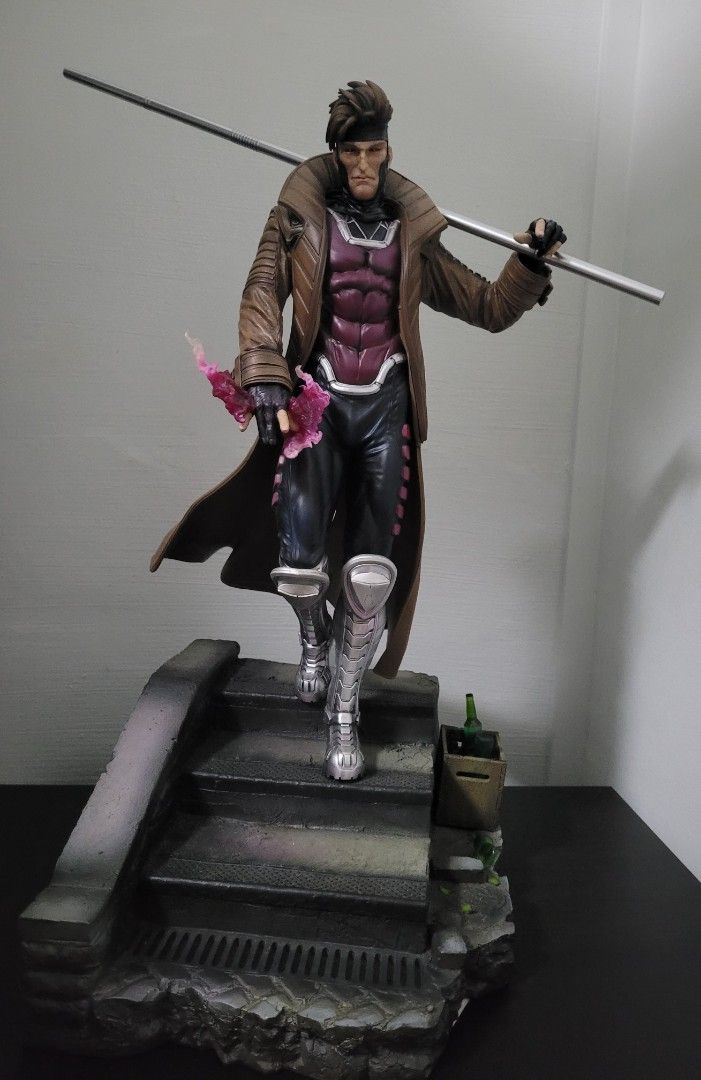 Custom Hungry Hulks Gambit 1/4 Scale Statue X-Men Marvel not Sideshow ...