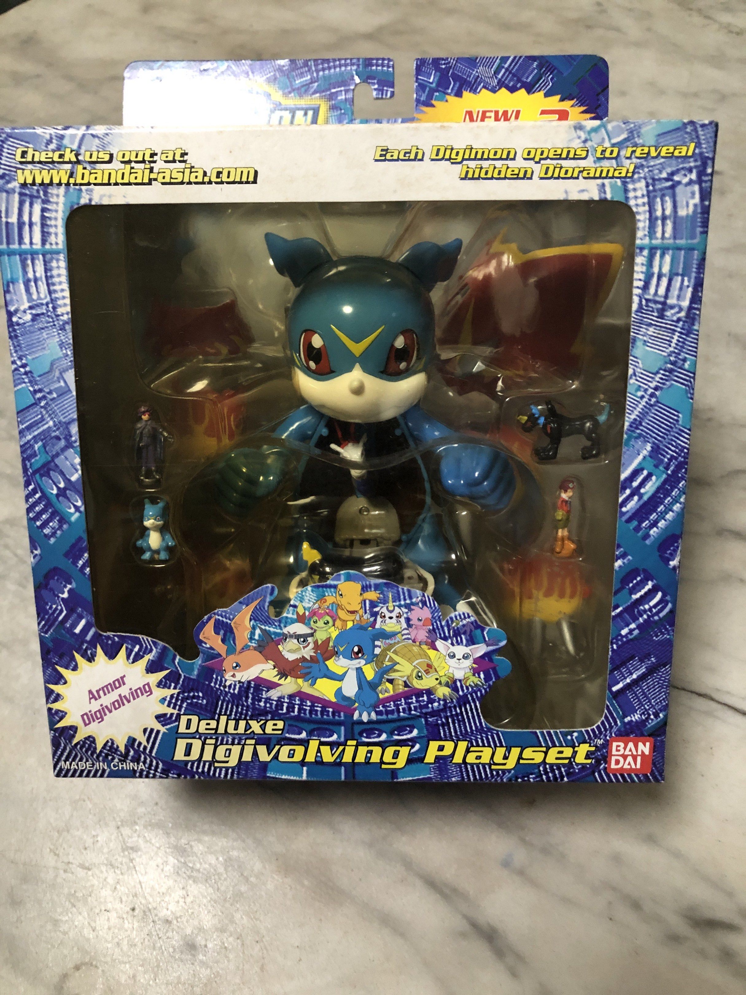 Digimon Deluxe Digivolving Playset - Veemon, Hobbies & Toys ...