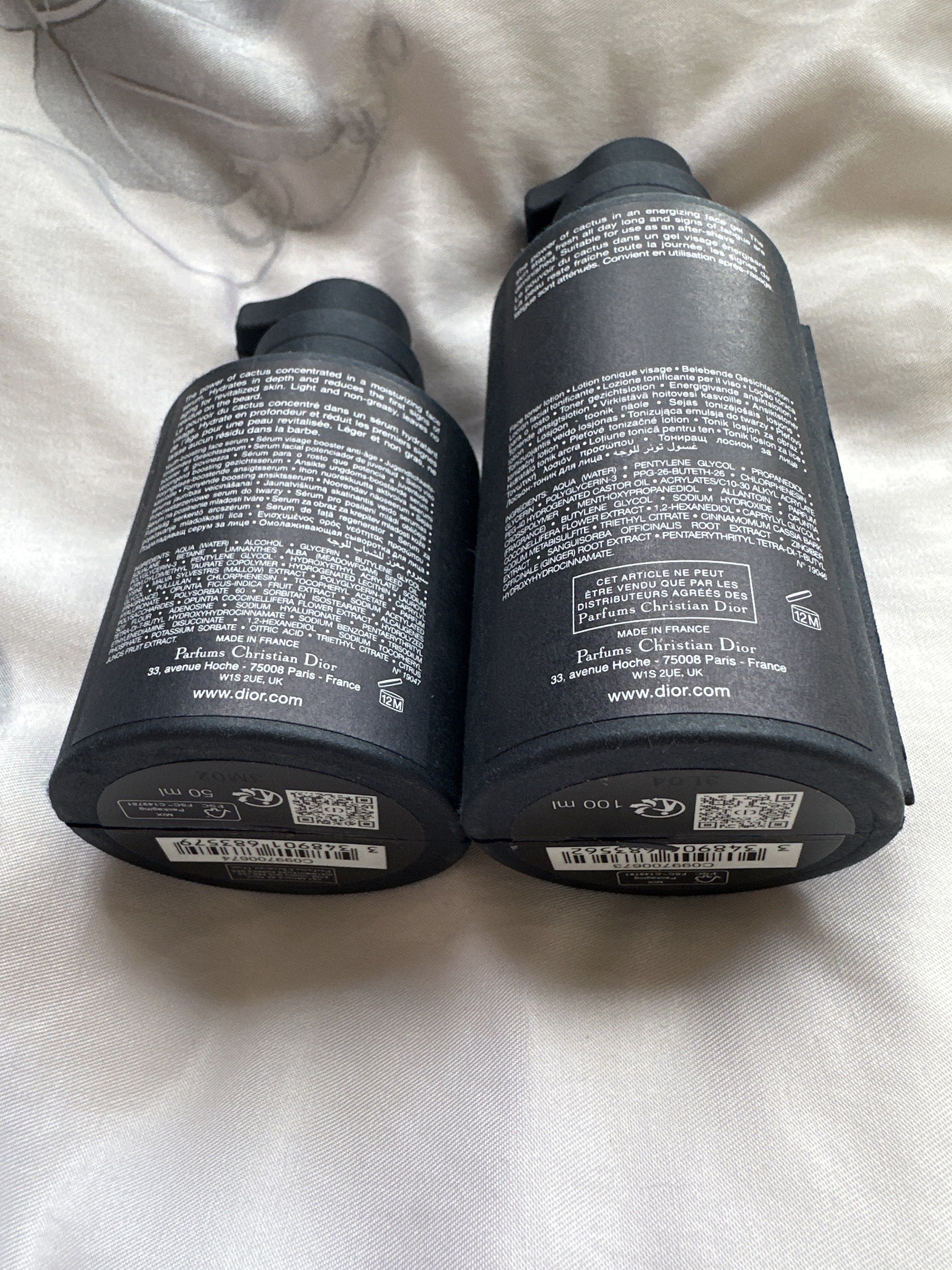 Dior Sauvage Skincare Set (Toner & Serum), Beauty & Personal Care, Face ...