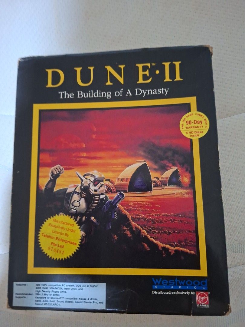 Dune II: The Building of a Dynasty PC Game, Video Gaming, Video Games ...