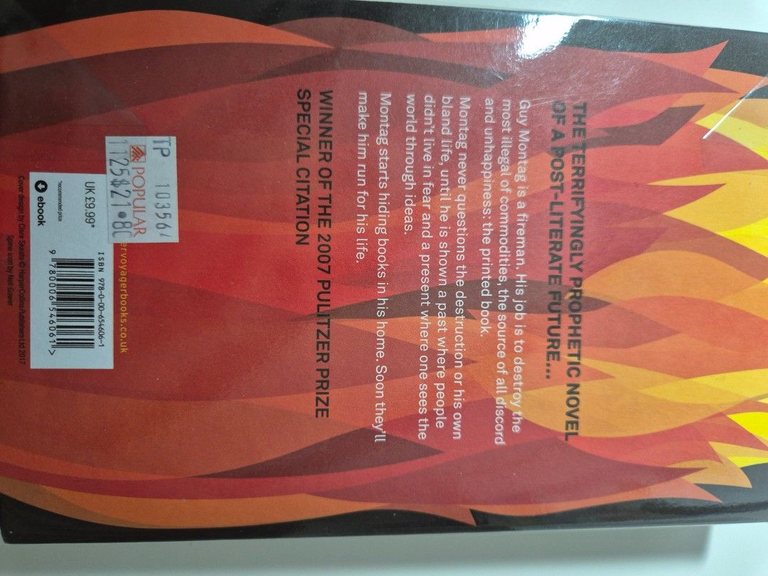 Fahrenheit 451 by Ray Bradbury, Hobbies & Toys, Books & Magazines ...