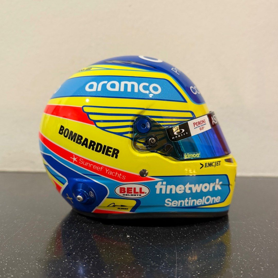 Fernando Alonso 2023 F1 Formula 1 1:2 Half Scale Mini Helmet Not Lewis ...