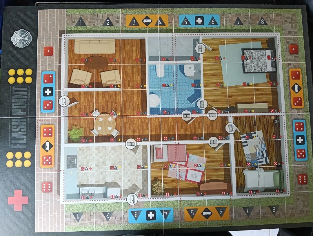 Flash Point: Fire Rescue Board Game, Hobbies & Toys, Toys & Games on ...