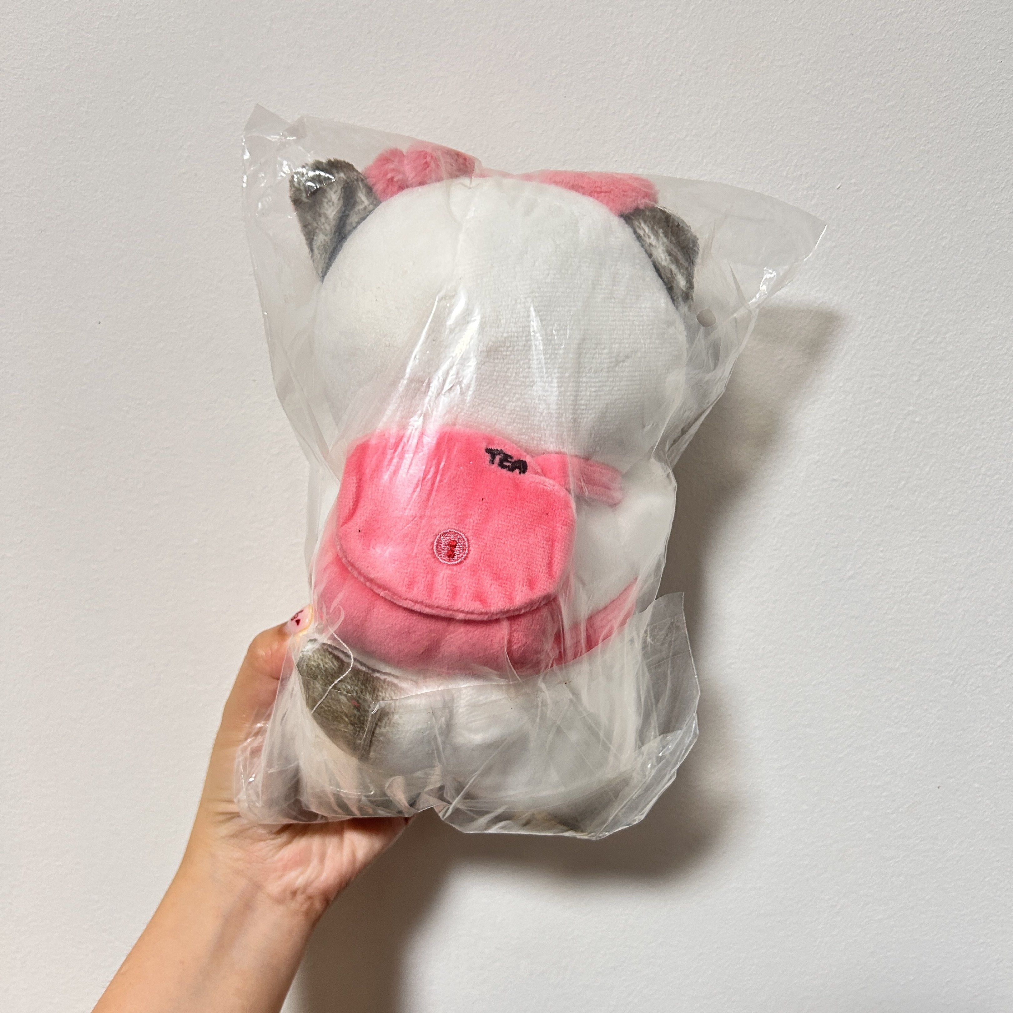 [FREE MAIL] Mofusand Siamese Cat with Bubble Tea Plush Toy, Hobbies ...