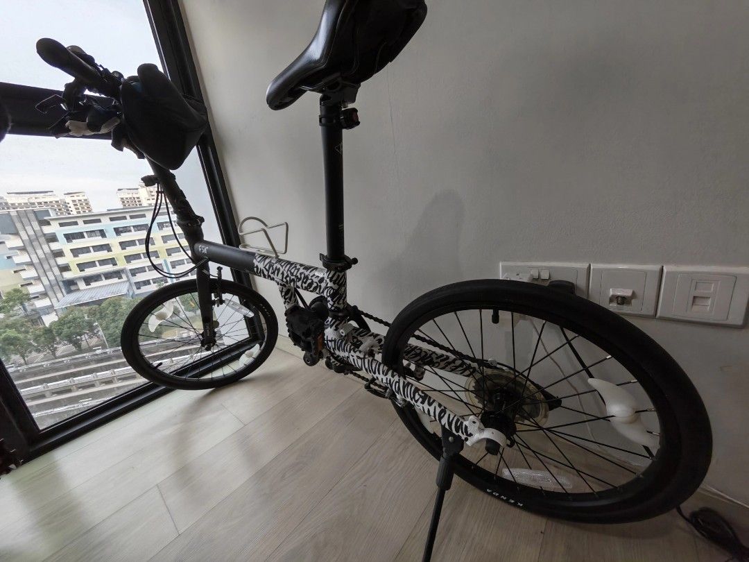 FSIR Folding Bike - Unique Printing, Sports Equipment, Bicycles & Parts, Bicycles on Carousell