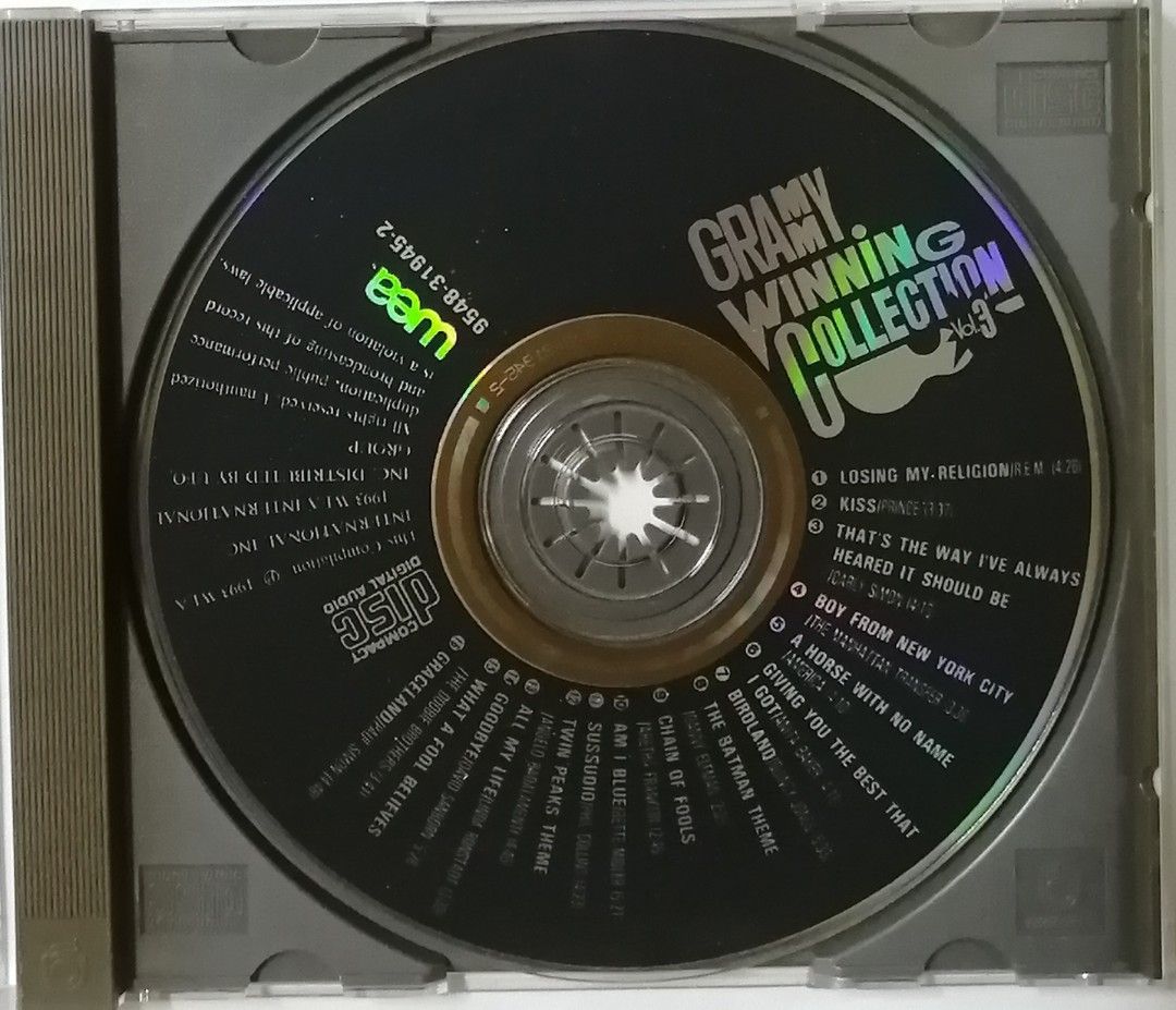 Grammy Winning Collection Vol. 3 CD (877) R.E.M. Prince Phil Collins ...