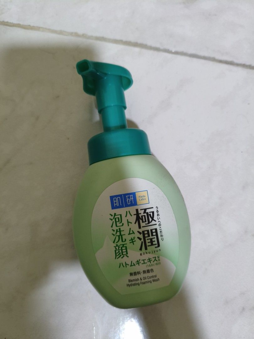 Hada Labo Gokujyun Hydrating Foaming Wash, Beauty & Personal Care, Face ...