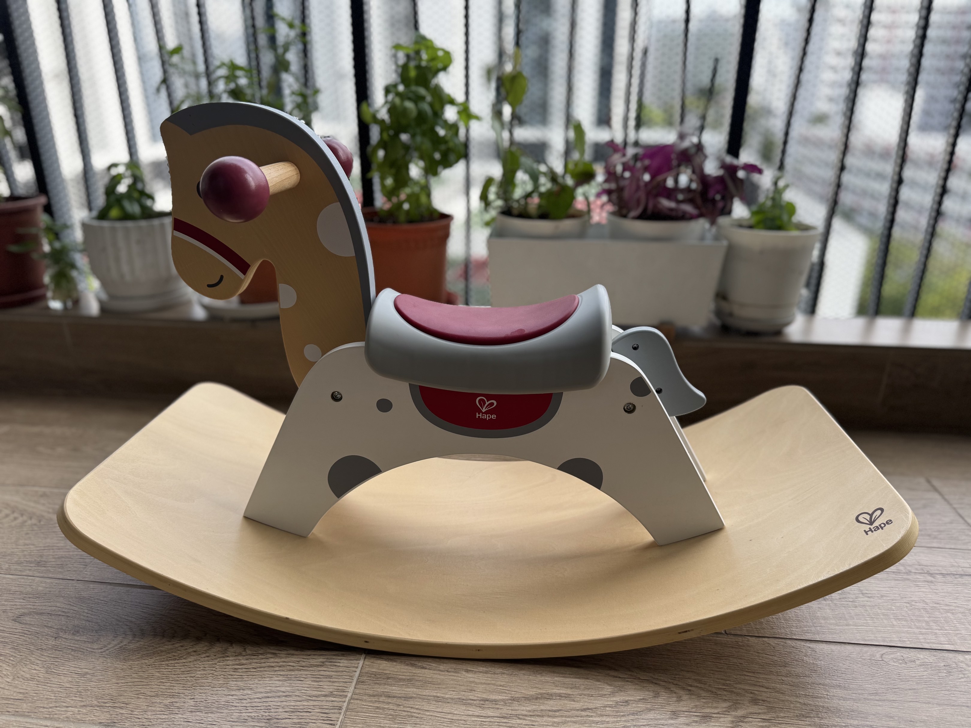 Hape 2 in 1 Rocking Horse, Babies & Kids, Infant Playtime on Carousell
