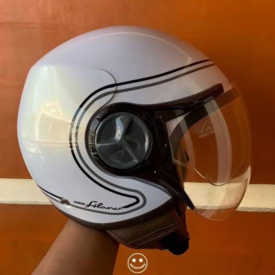 Helm Putih Yamaha Grand Filano, Motor di Carousell