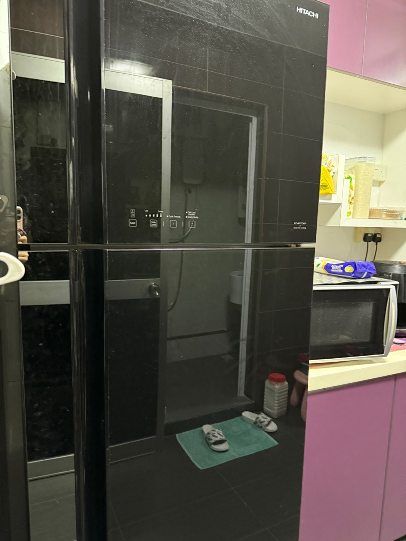 Hitachi Inverter Refrigerator - Black, TV & Home Appliances, Kitchen ...