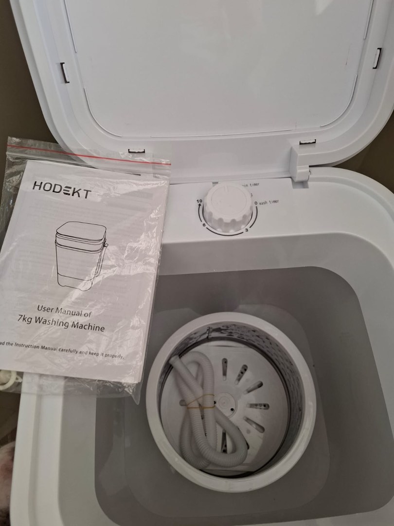 HODEKT 7kg Portable Washing Machine, TV & Home Appliances, Washing ...