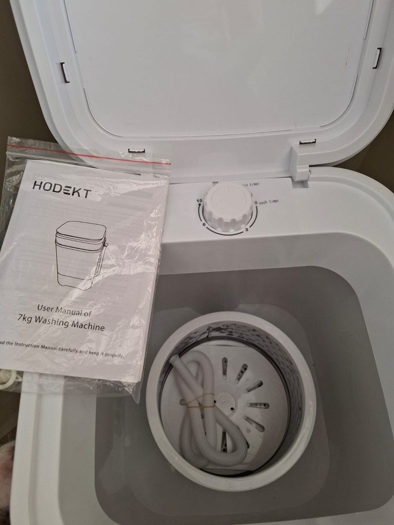 HODEKT 7kg Portable Washing Machine, TV & Home Appliances, Washing ...