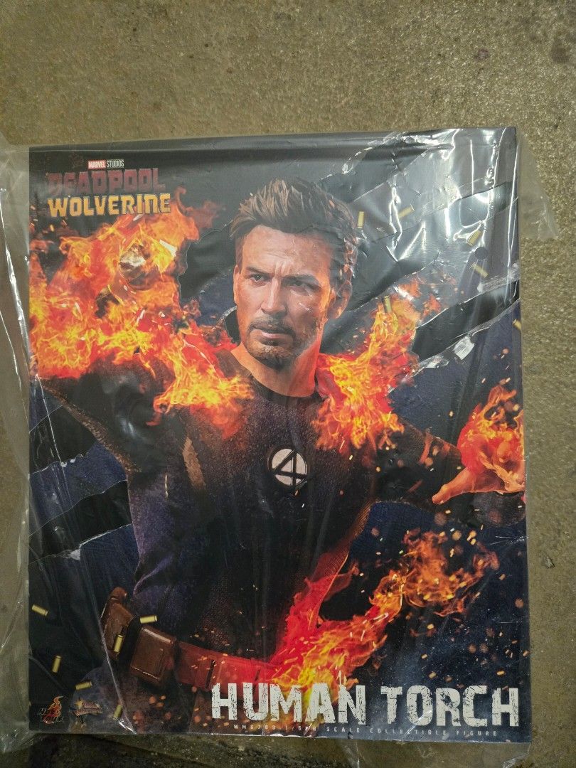 Hot Toys Deadpool Wolverine Human Torch 1/6 Figure 現貨 連保養單 Marvel ...