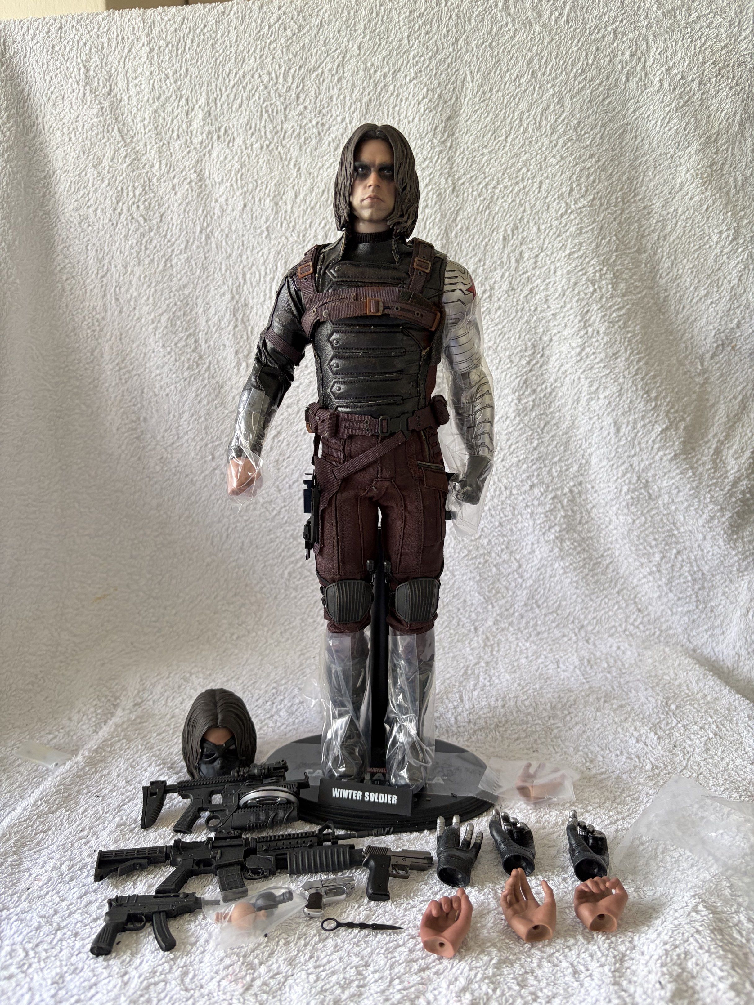Hot Toys Winter Soldier 1/6 Scale Figure, Hobbies & Toys, Toys & Games ...