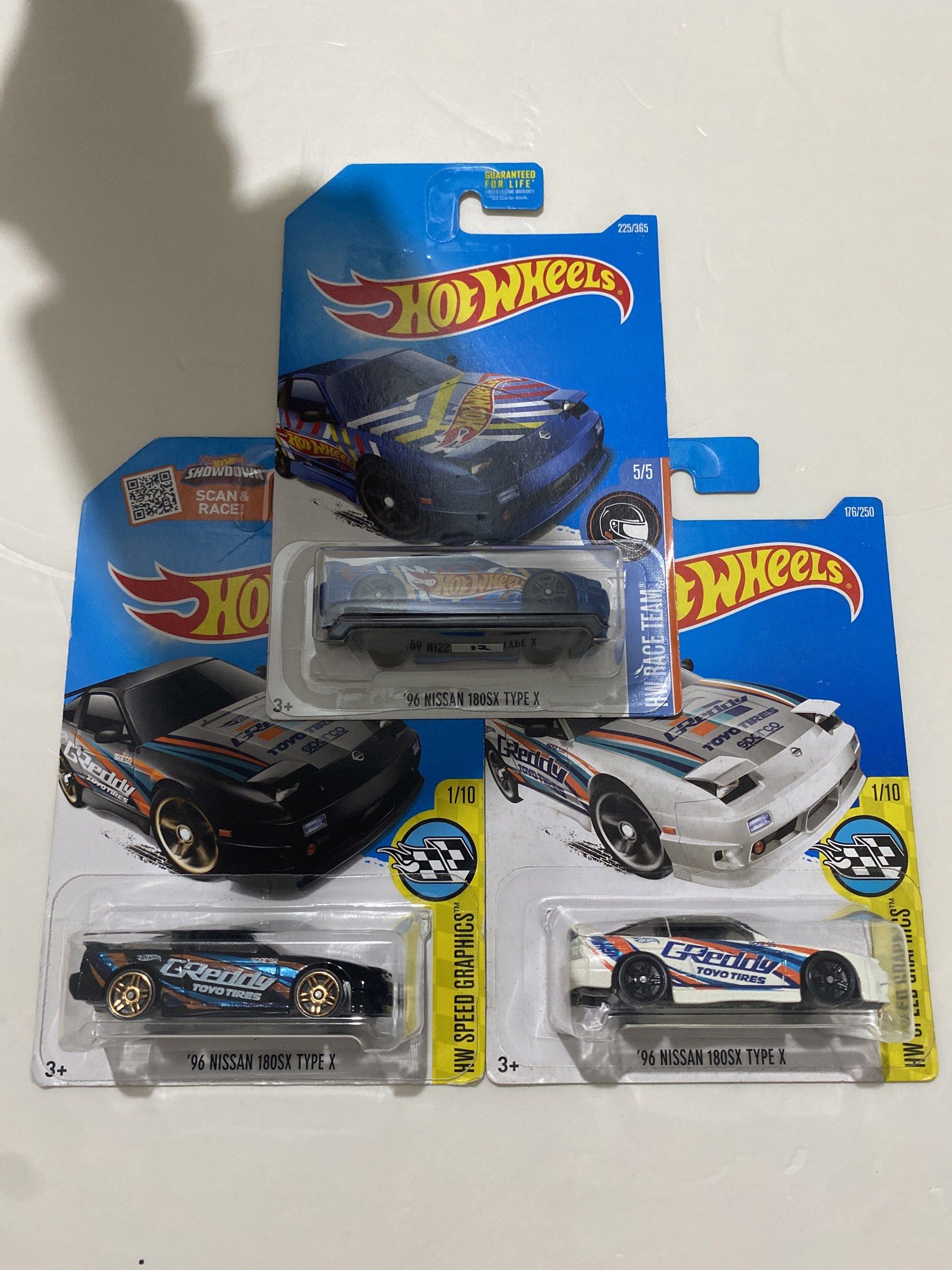 Hot Wheels '96 Nissan 180SX Type X & Type A, Hobbies & Toys, Toys ...