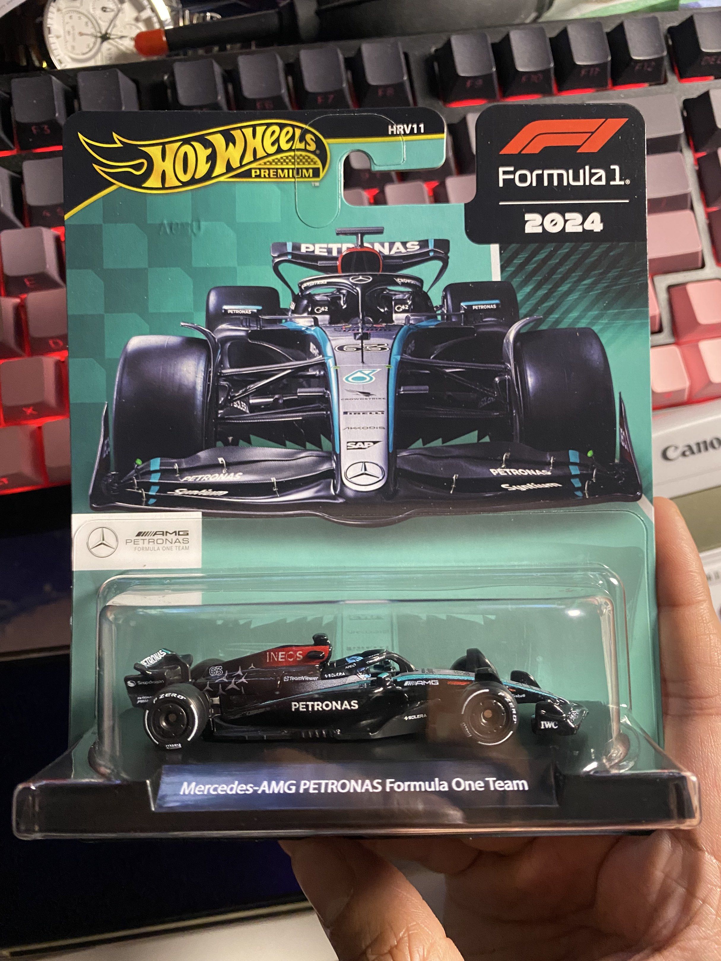 Hot Wheels Premium Mercedes-AMG Petronas Formula 1 Team 2024 Edition ...