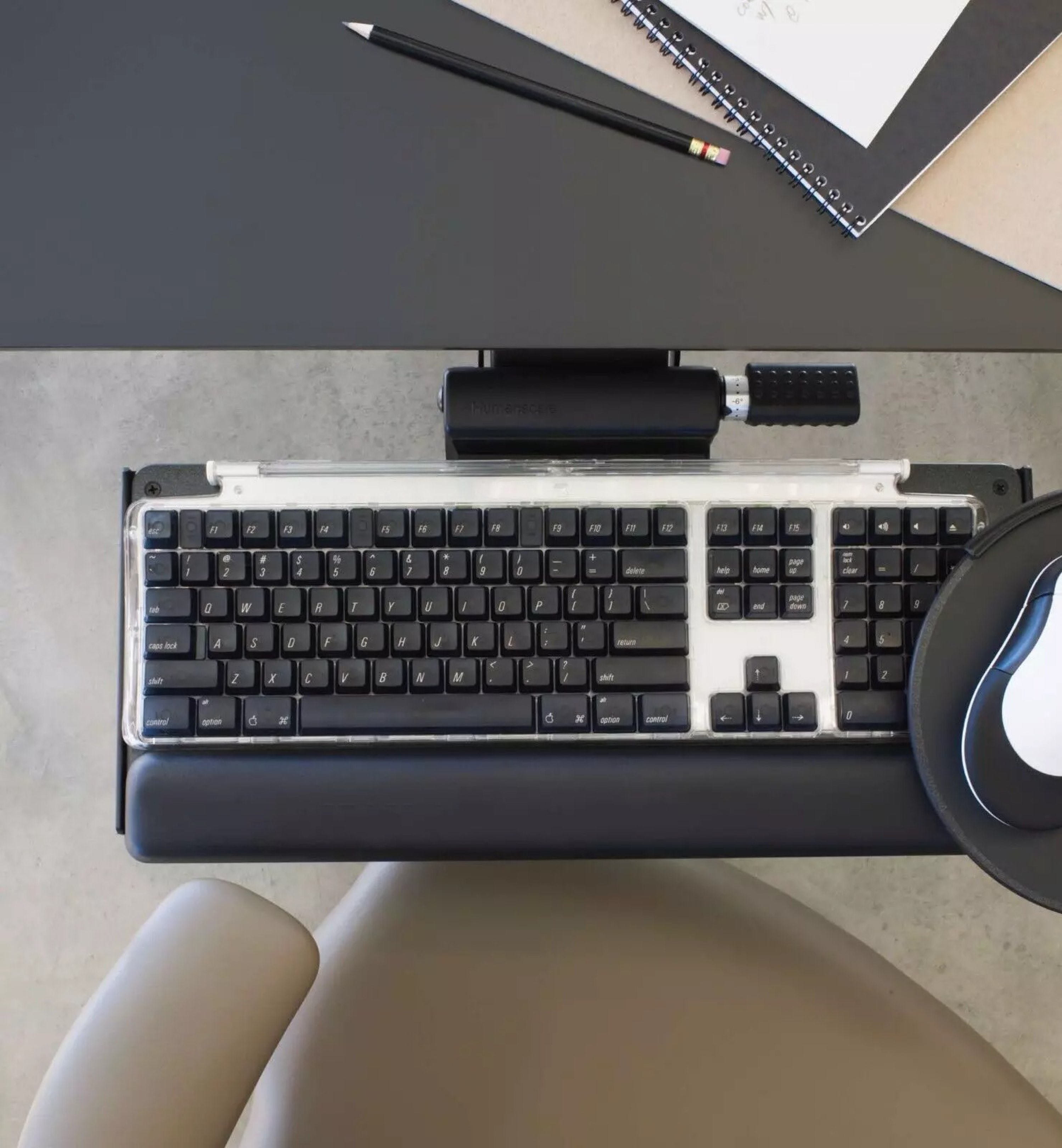 Humanscale Keyboard System 鍵盤托盤 keyboard tray, 電腦＆科技, 電腦周邊及配件, 電腦鍵盤及相關 ...
