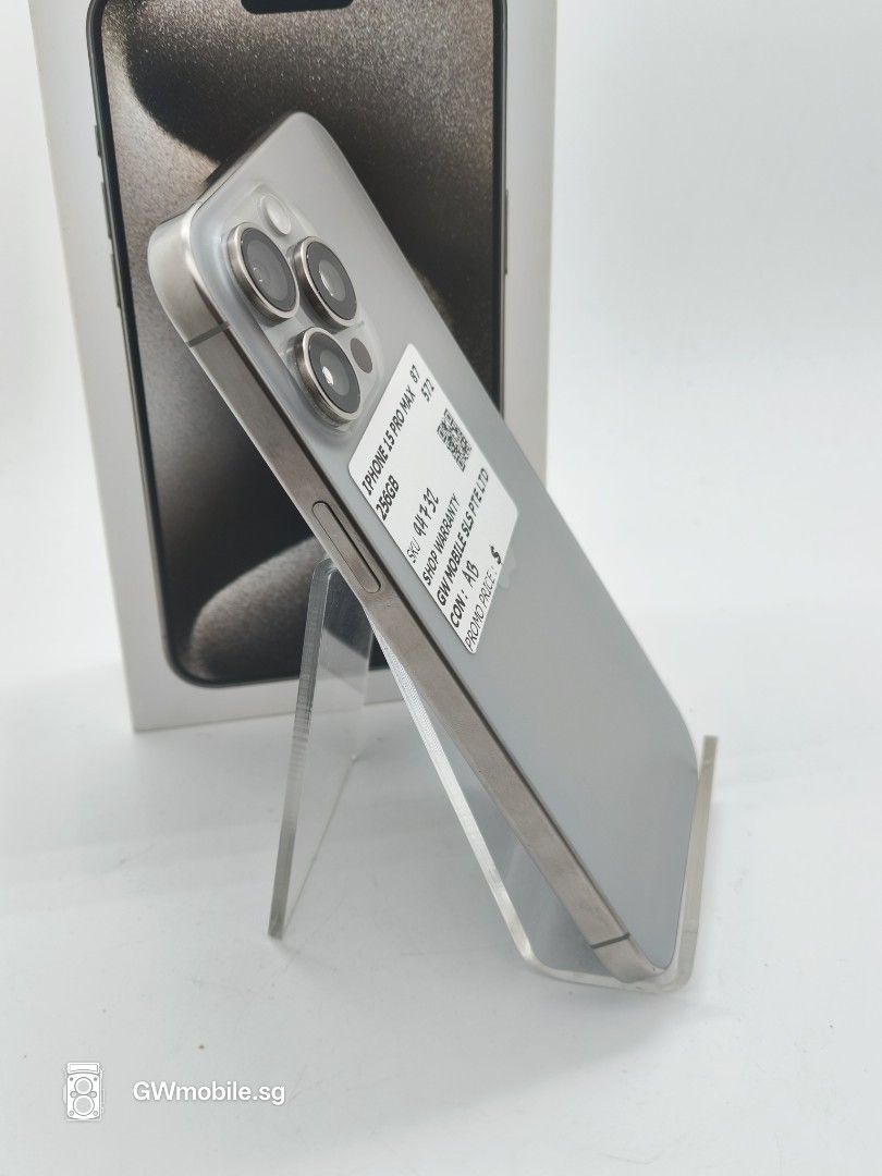 iPhone 15 Pro Max 256GB Natural Titanium, Mobile Phones & Gadgets ...