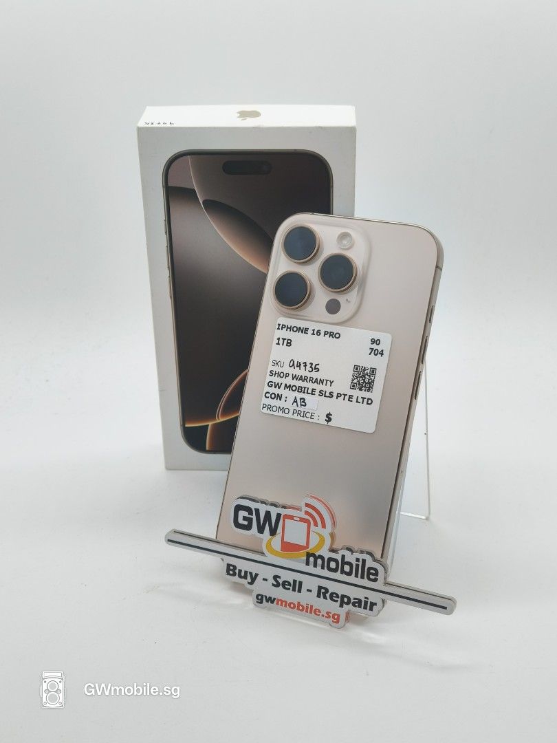 iPhone 16 Pro Desert Titanium 1 TB, Mobile Phones & Gadgets, Mobile ...