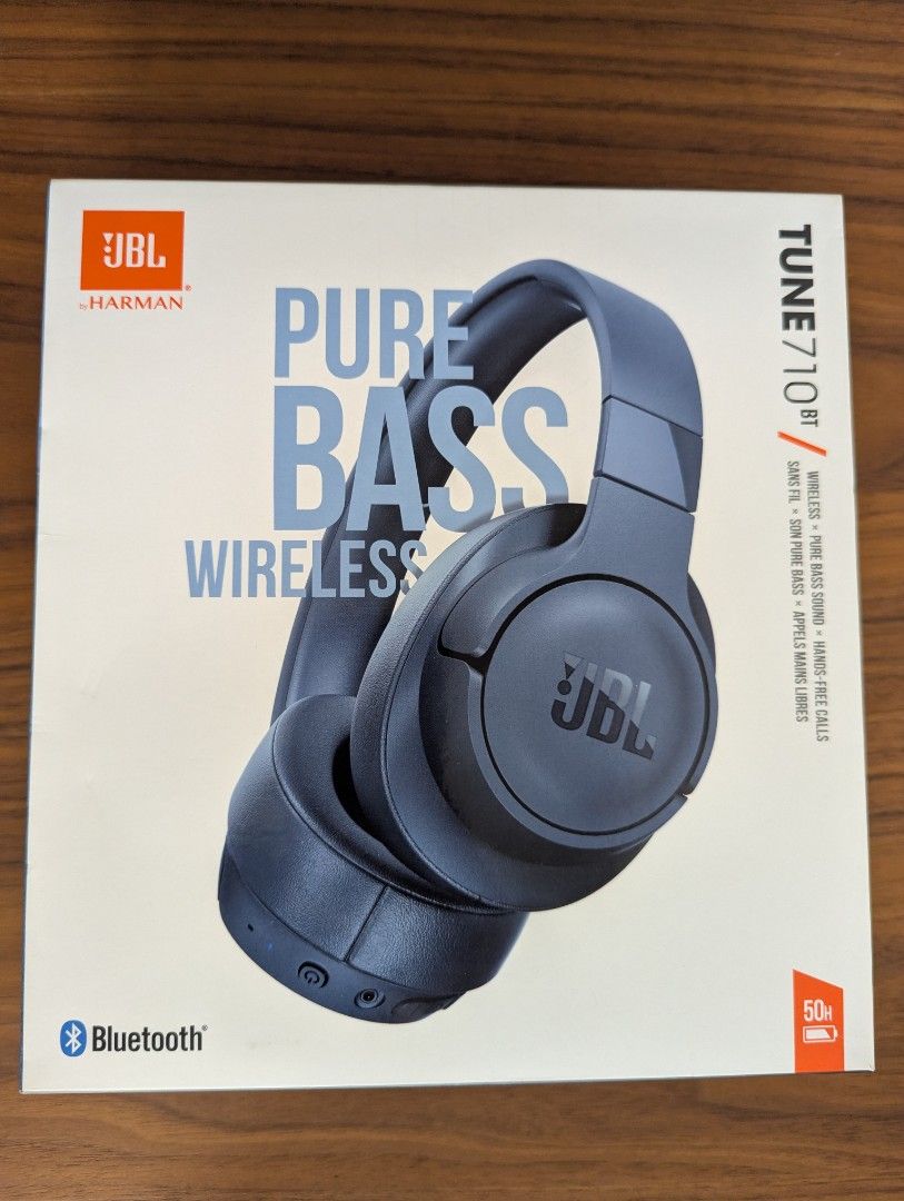 JBL Tune 710BT Wireless Headphones - Blue, Audio, Headphones & Headsets ...