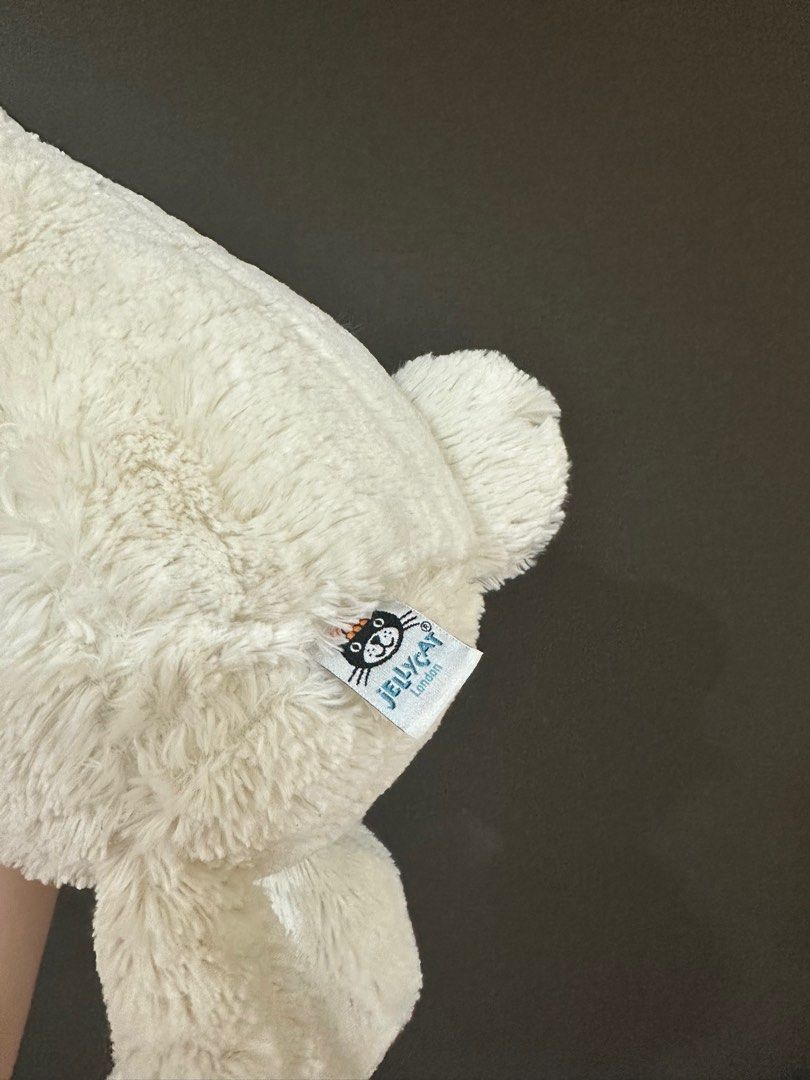 Jellycat Beige Bunny Stuffed Toy, Hobbies & Toys, Toys & Games on Carousell