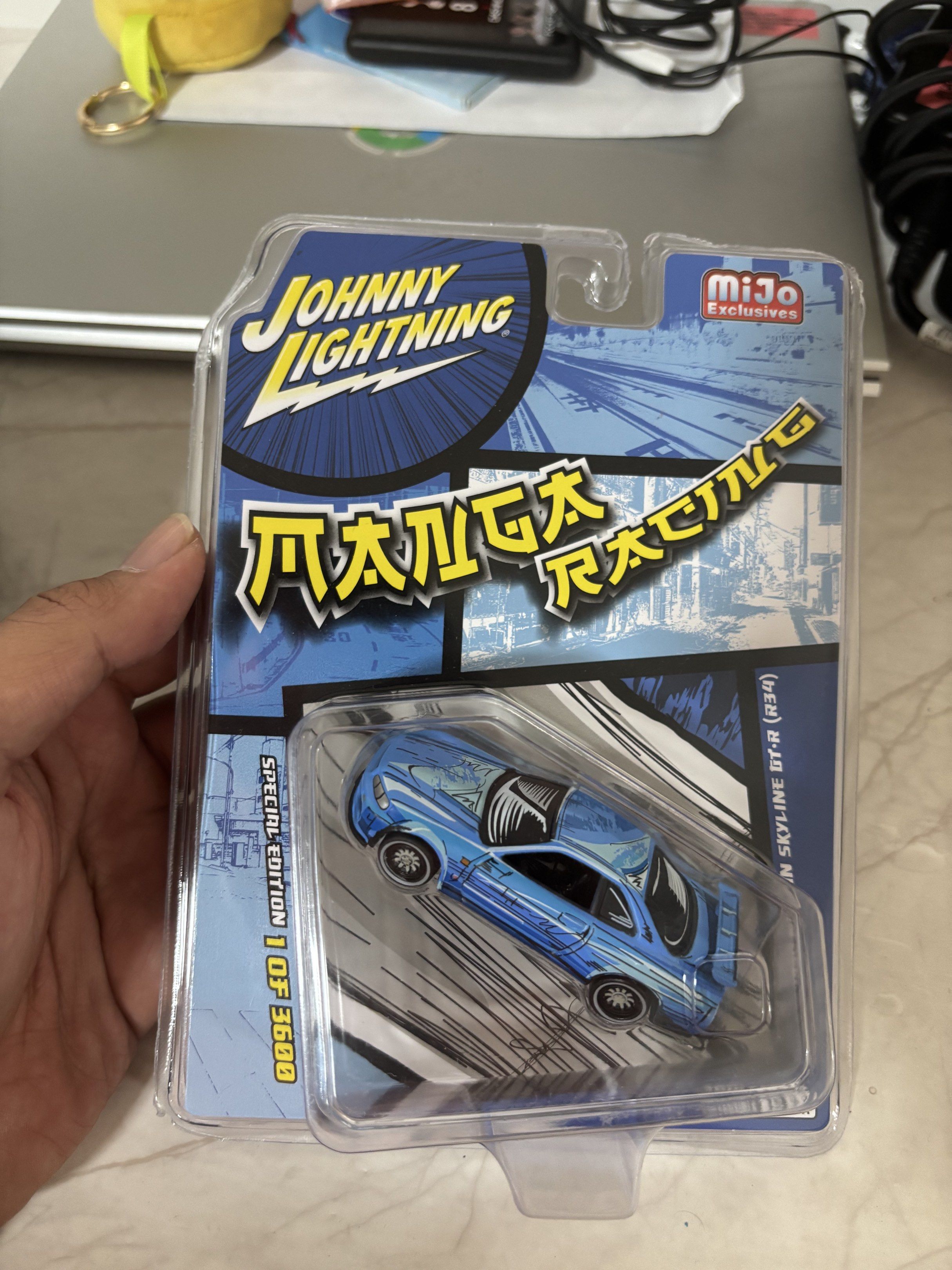 Johnny Lightning Mijo Exclusives Nissan Skyline GT-R (R34) Manga Racing ...