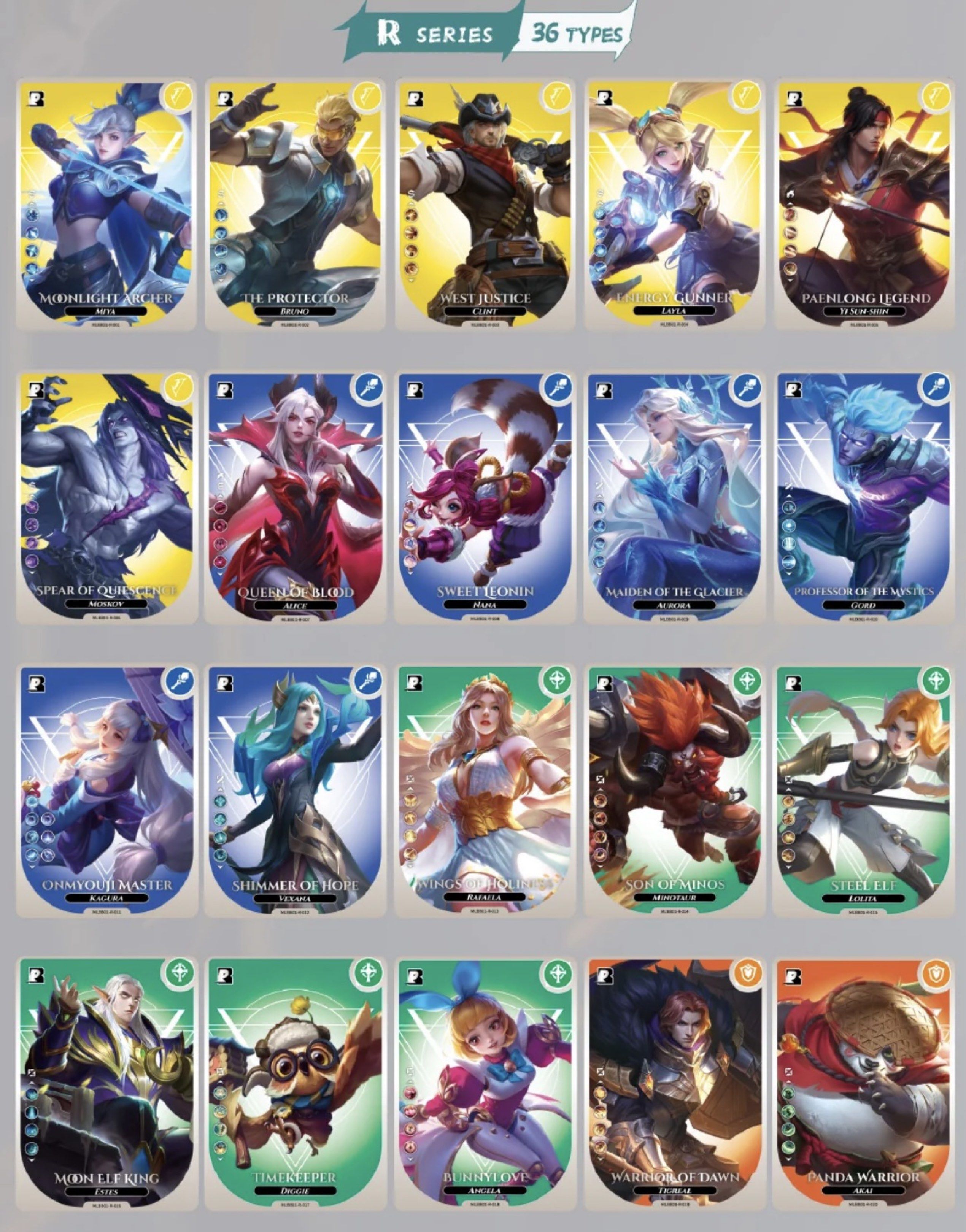Kayou Mobile Legends MLBB Origin Of Legends Cards, Hobbies & Toys, Toys ...