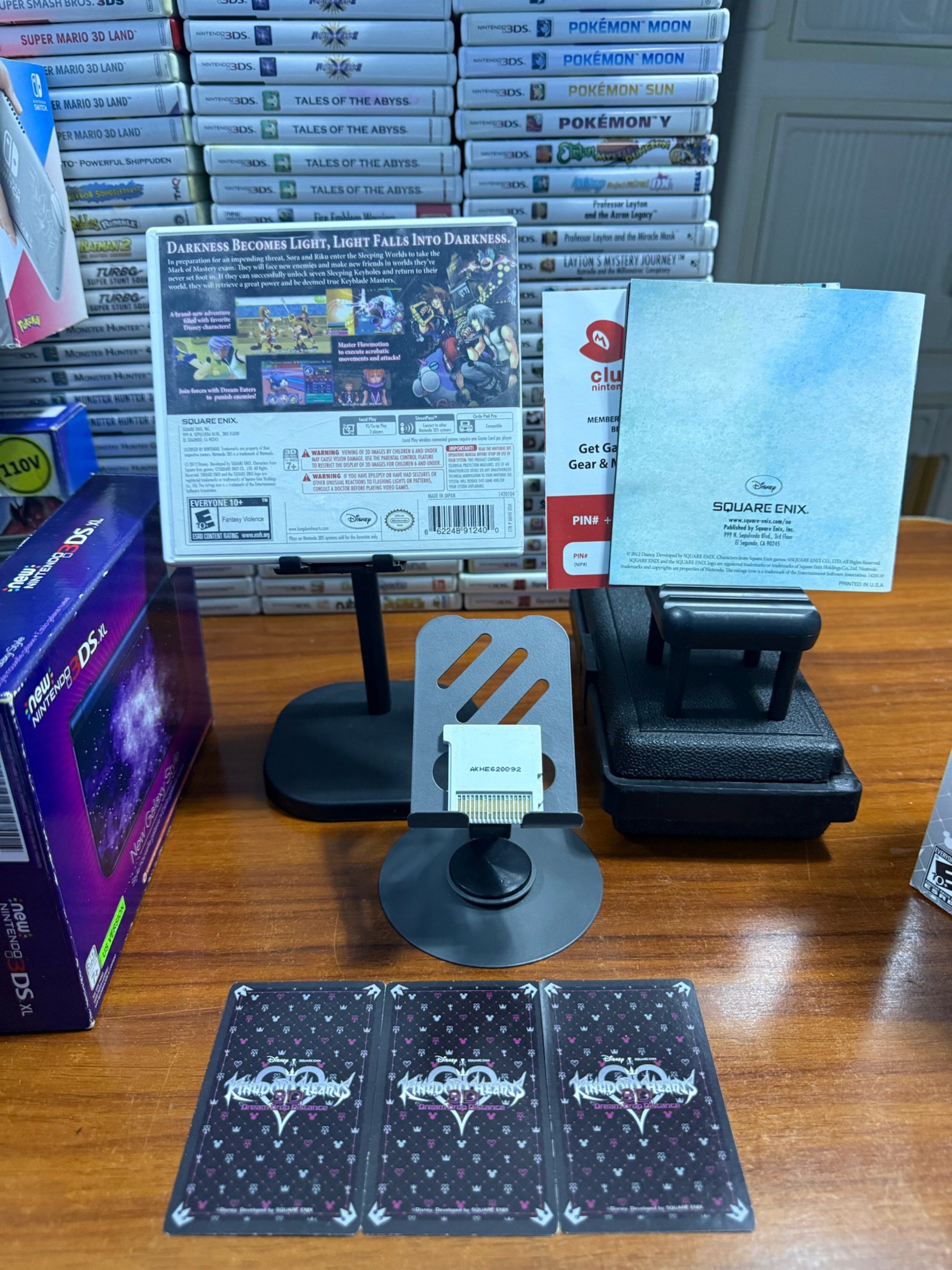 Kingdom Hearts 3D Dream Drop Distance w/cards 3DS/2DS Game, Video ...